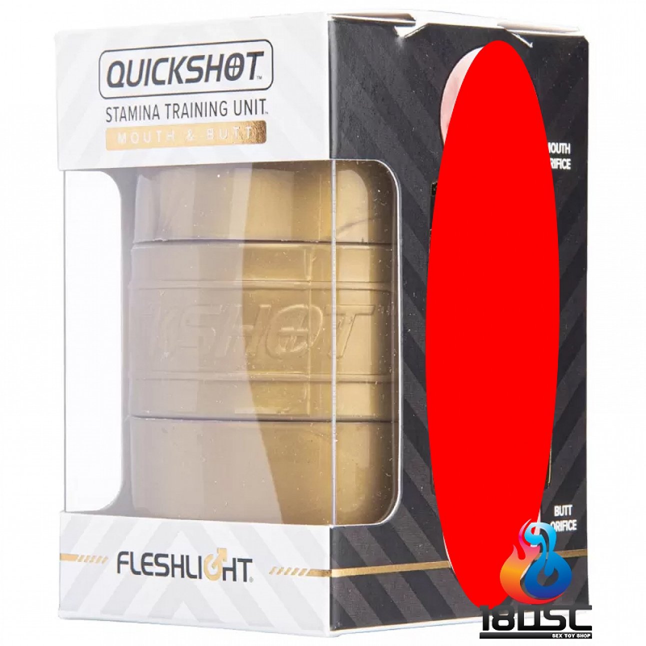 Fleshlight - Quickshot Stamina Training Unit (STU) Mouth & Butt | 18DSC ...