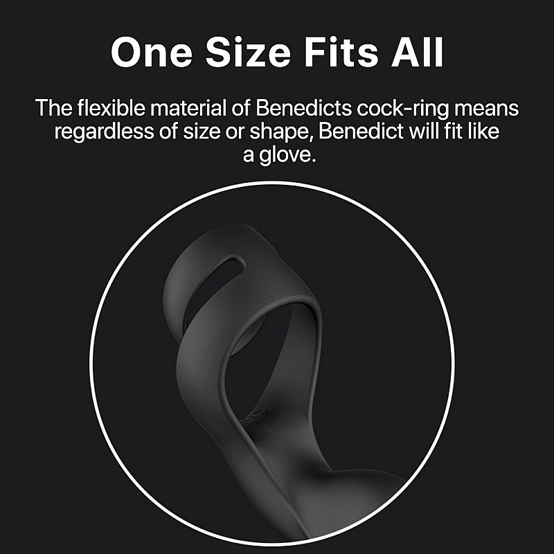 SVAKOM - BENEDICT Double Cock Ring Perineum Stimulator|18DSC Sex Toys Shop