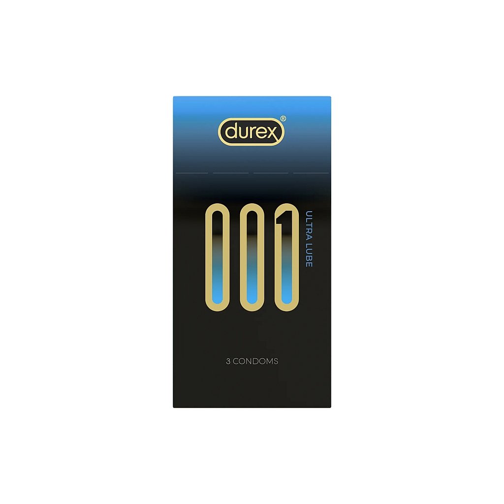 Durex - 001 Ultra Lube Condom 3Pcs|18DSC Sex Toys Shop