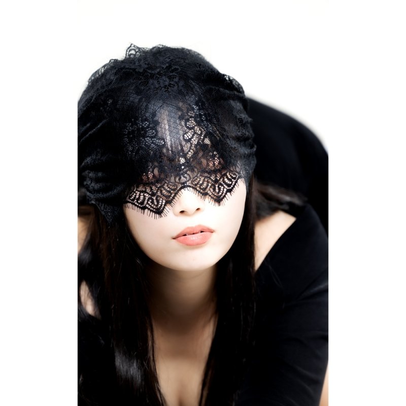 EXE CUTE - MK013 蕾絲面紗型眼罩|18DSC 成人用品店