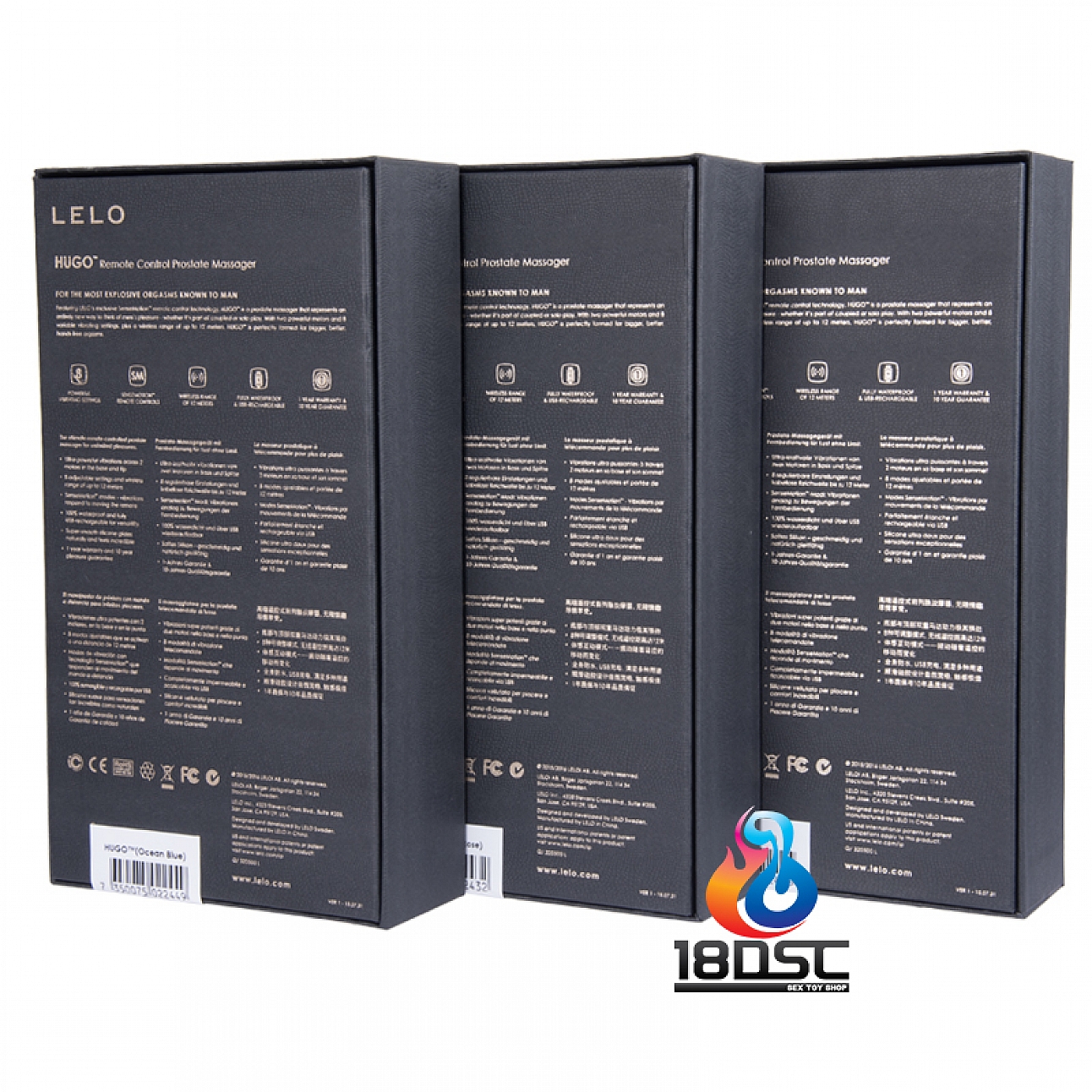 Lelo - Insignia Hugo Prostate Massagers | Imported from Sweden | 18DSC ...